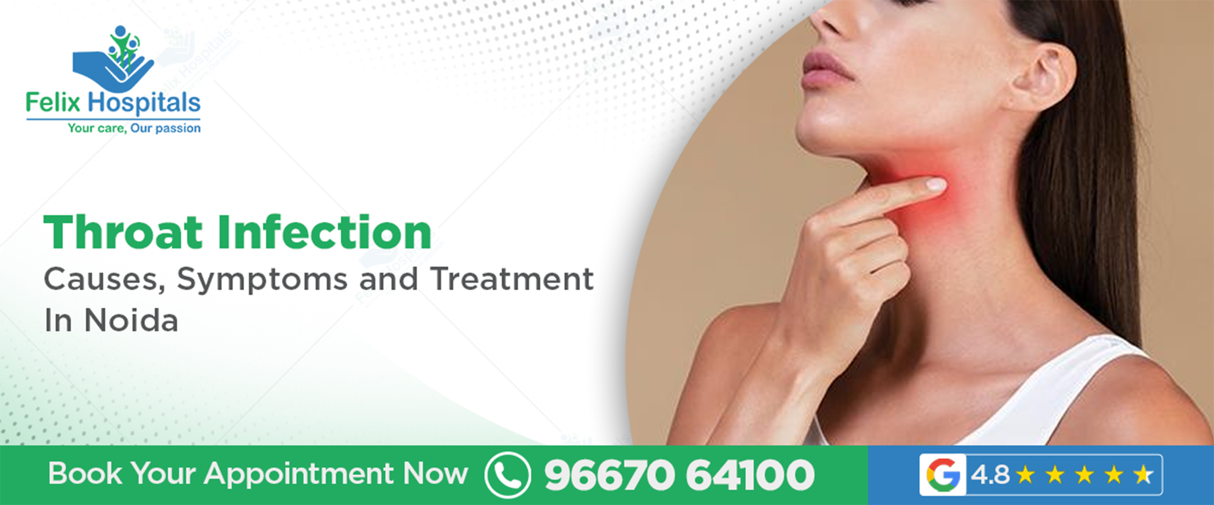 Throat Infection: Causes, Symptoms and Treatment In Noida